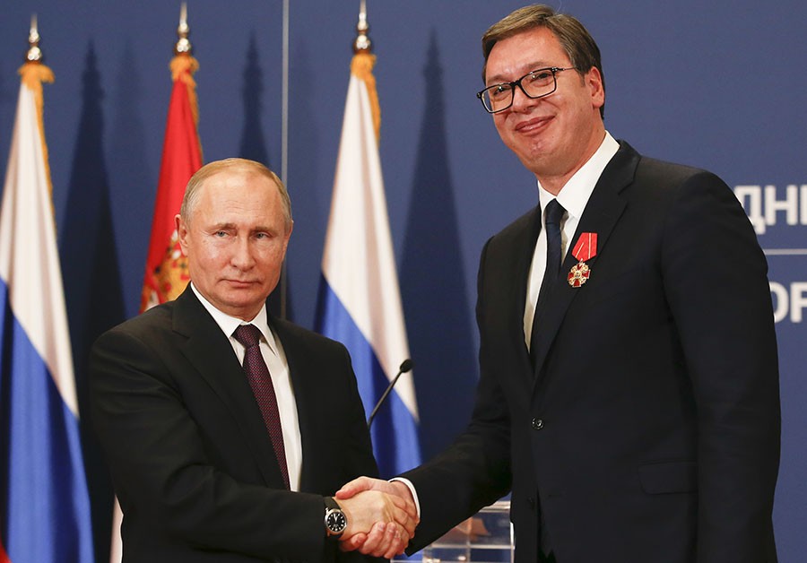 VUČIĆ I PUTIN U ČETIRI OKA Razgovori o saradnji, Kosmetu, ali i aferi ...