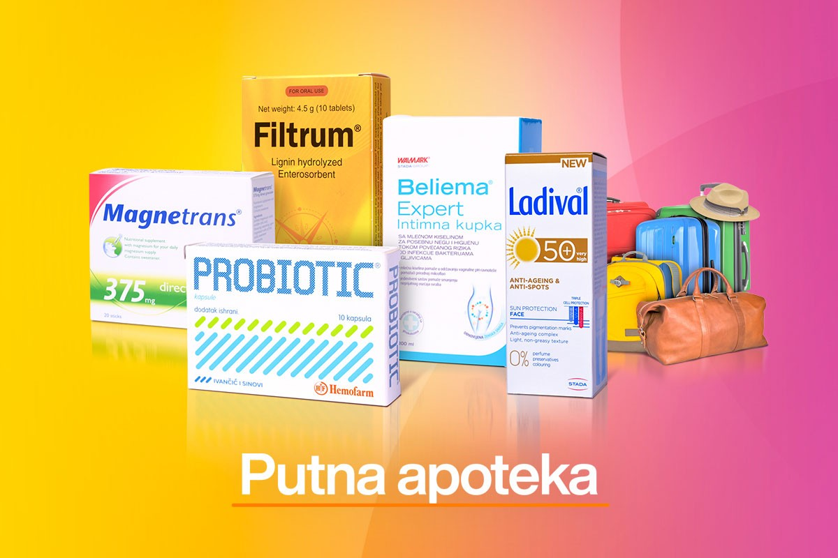 Hemofarmova putna apoteka: Preparati koje ne trebate zaboraviti kad krećete na put - Srpskainfo