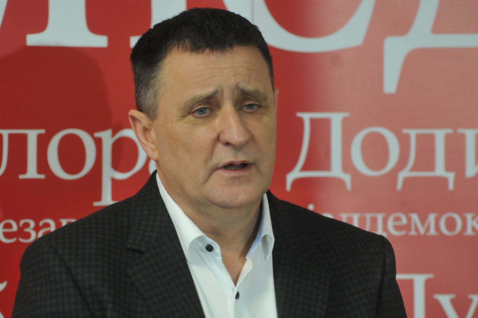 Vlado Đajić prisustvuje mitingu u Beogradu