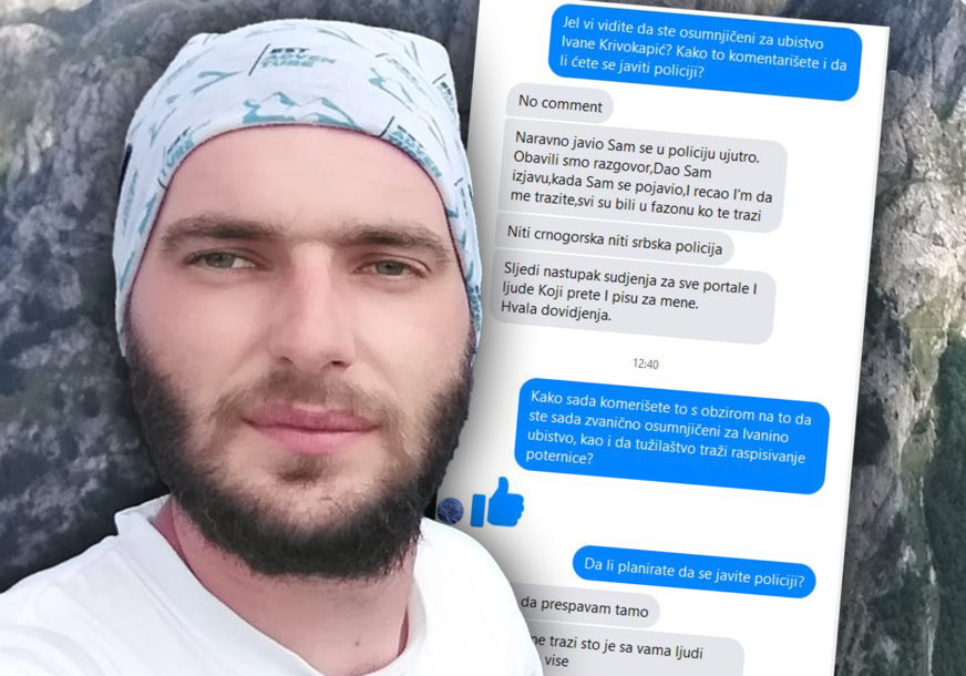 Ni traga ni glasa od osumnjičenog za ubistvo lijepe Ivane