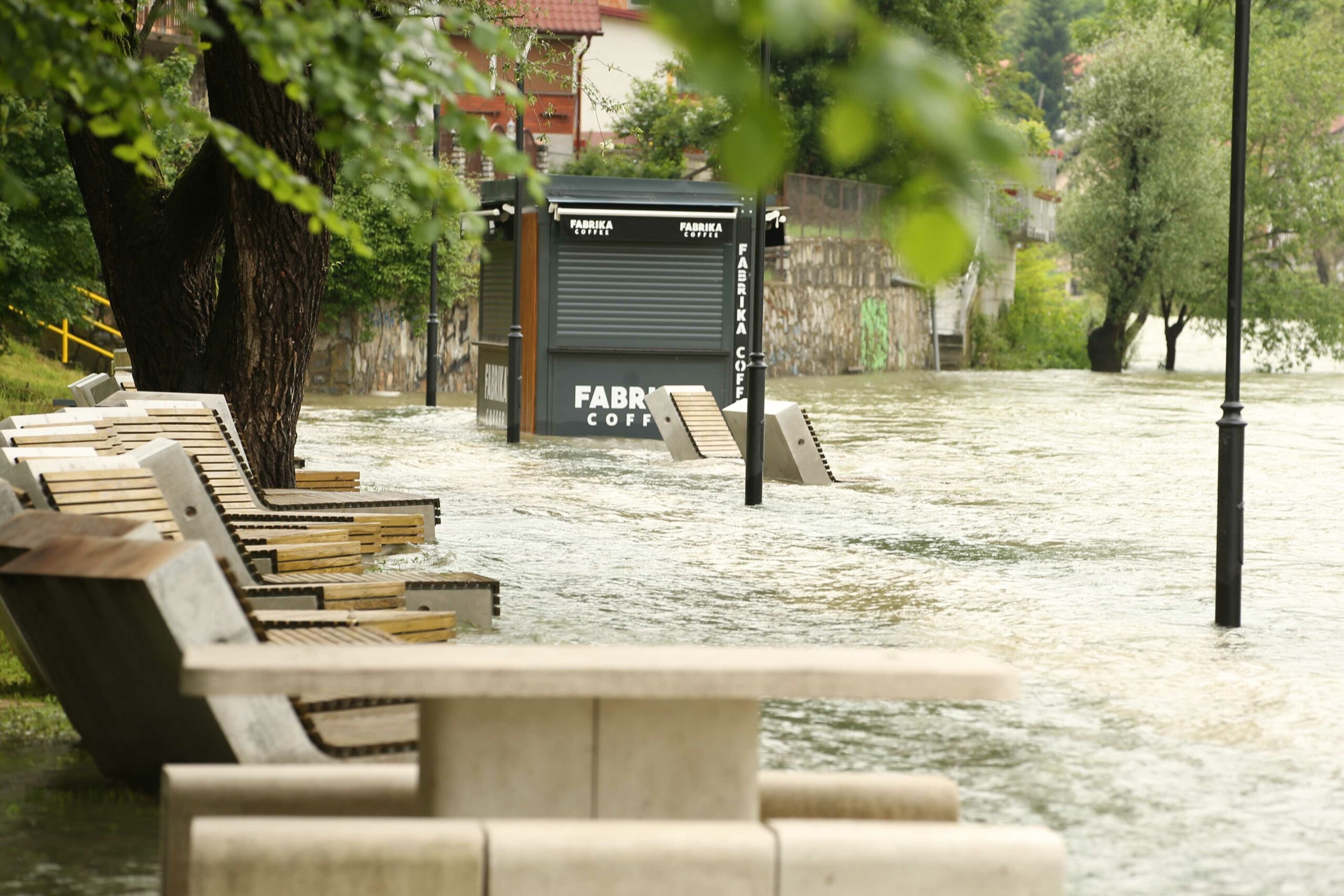 Nova plaža u Srpskim Toplicama pod vodom