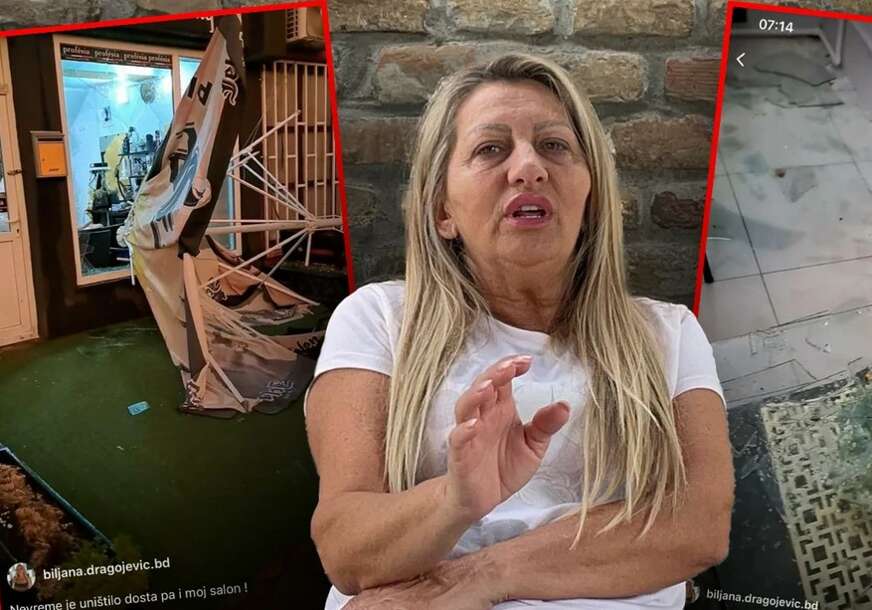 Razbijeno staklo, suncobran pao na izlog: Jako nevrijeme uništilo salon ...