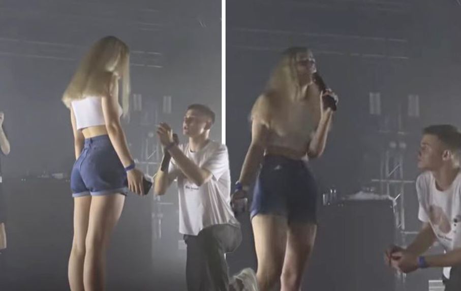 Mladić zaprosio djevojku usred koncerta, a ona ga odbila