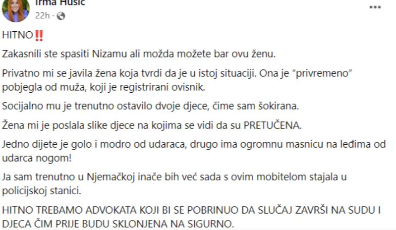 Irma Husić o nasilju nad ženama u BiH
