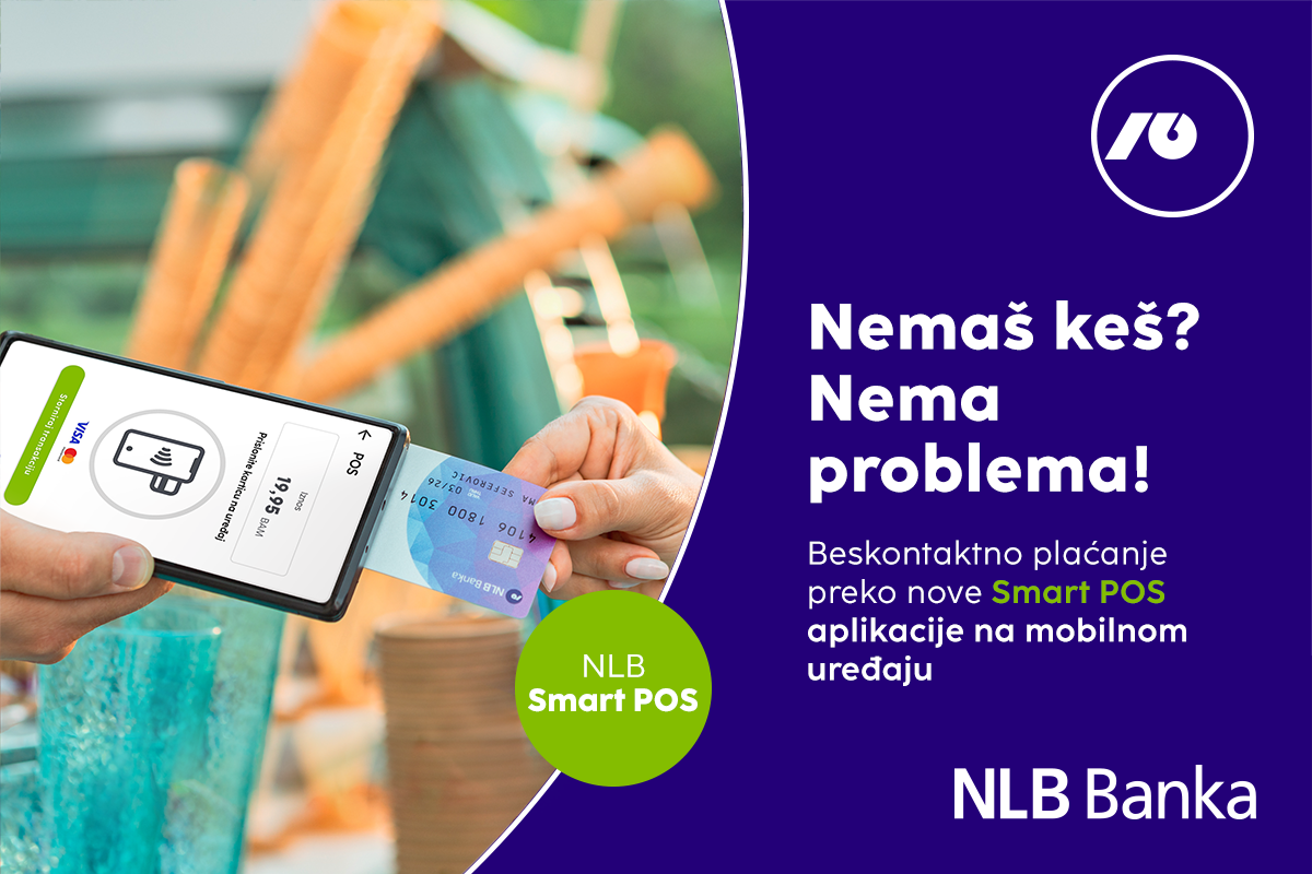 Uz NLB Smart POS mobilni telefon postaje POS terminal
