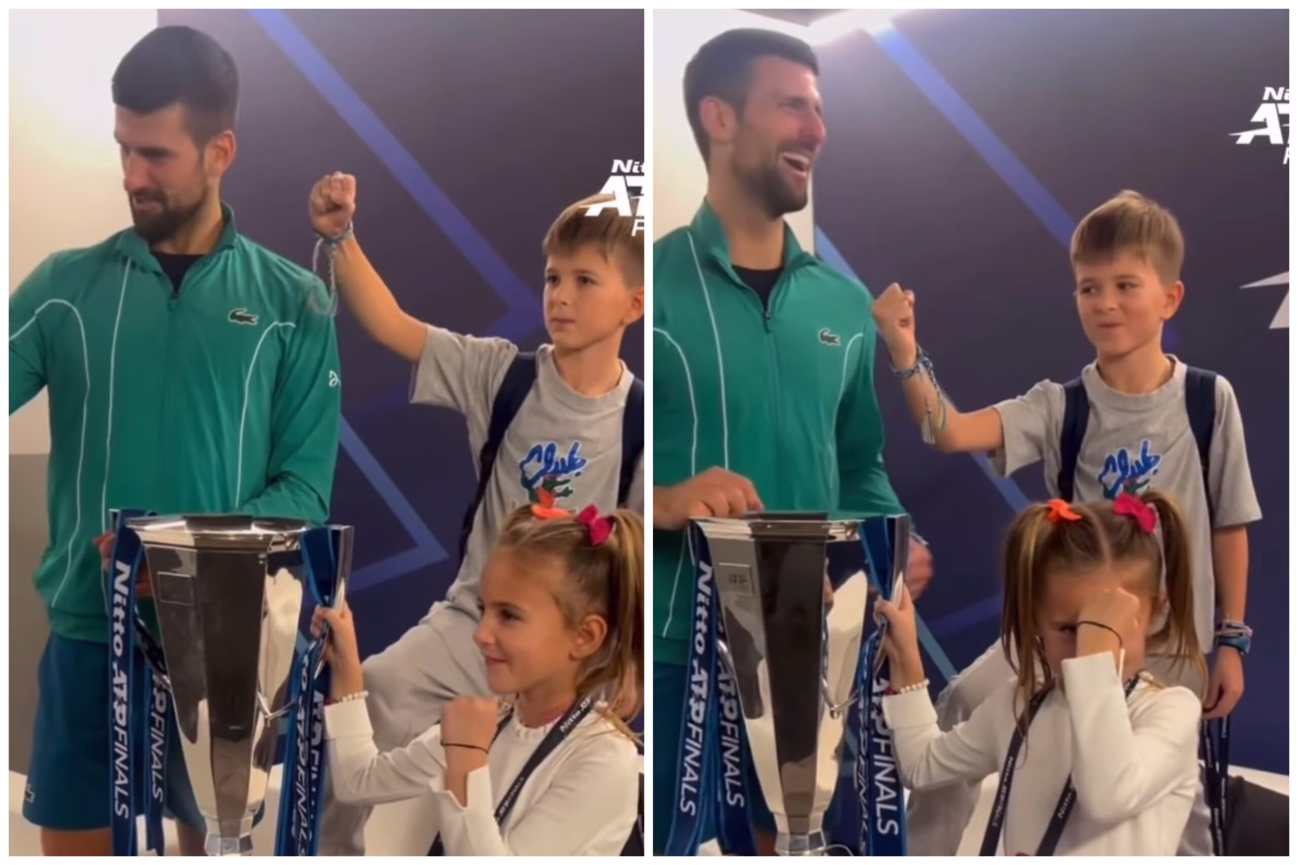 Stefan i Tara imitacijom Novaka Đokovića oduševili sve