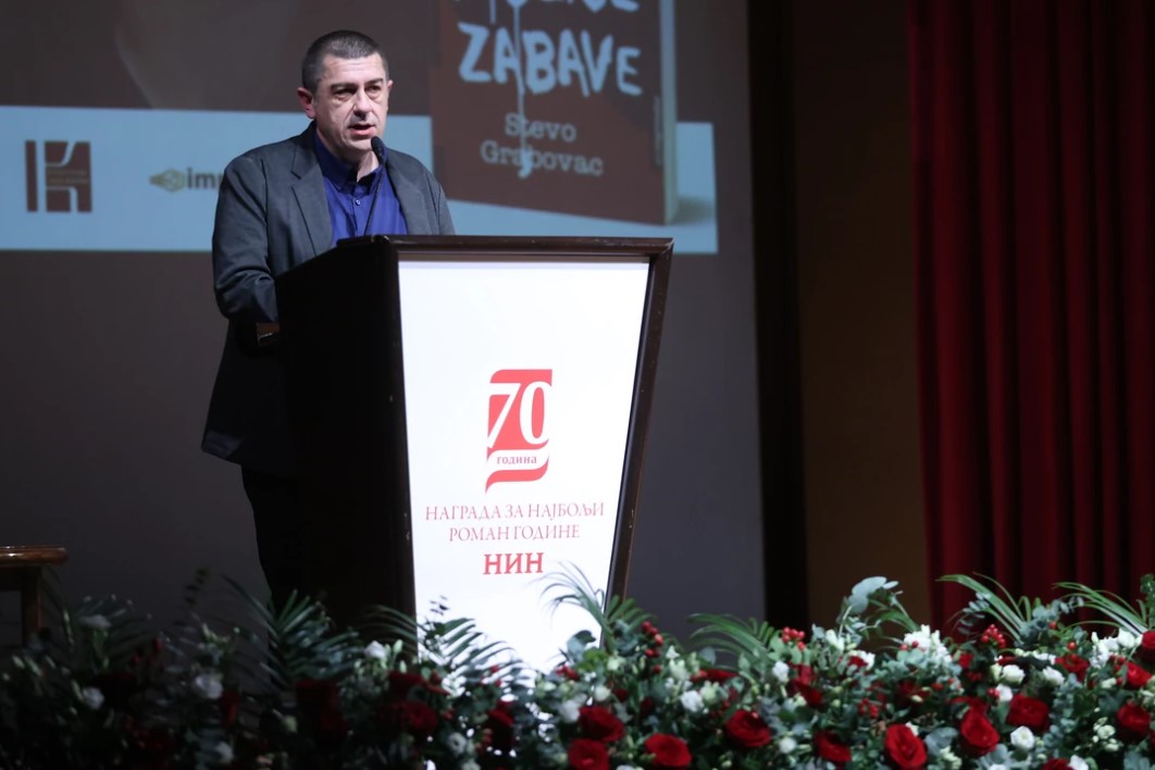 Stevo Grabovac dobitnik NIN-ove nagrade za najbolji roman