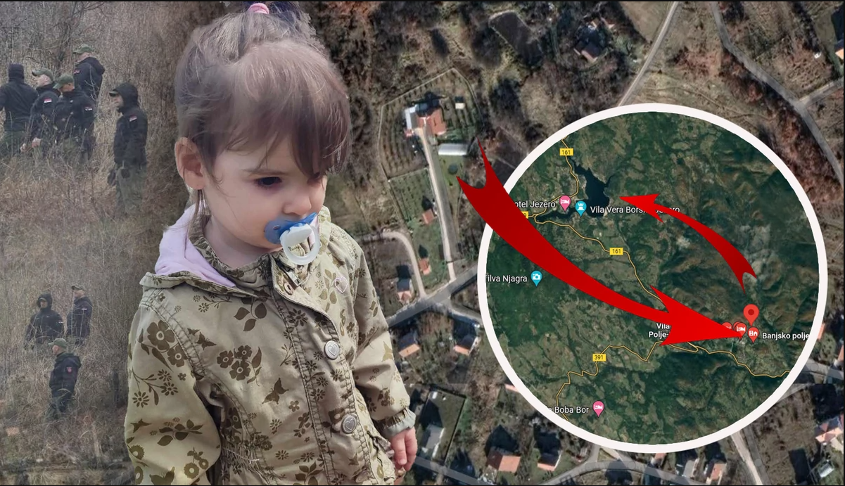 Danka Ilić, dvogodišnja djevojčica nestala prije 24 časa
