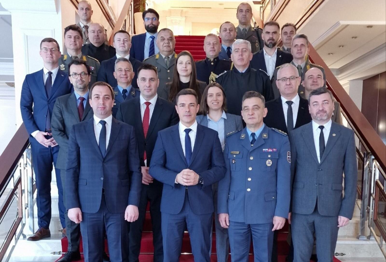 Miloš Bukejlović primio delegaciju Visokih studija bezbjednosti i ...