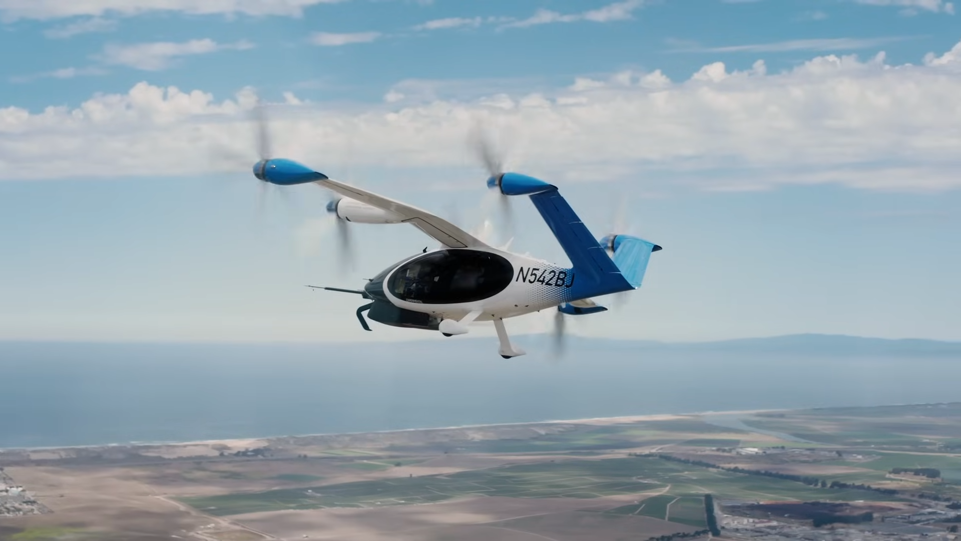 Leteći taksi prešao skoro 900 kilometara iznad Kalifornije