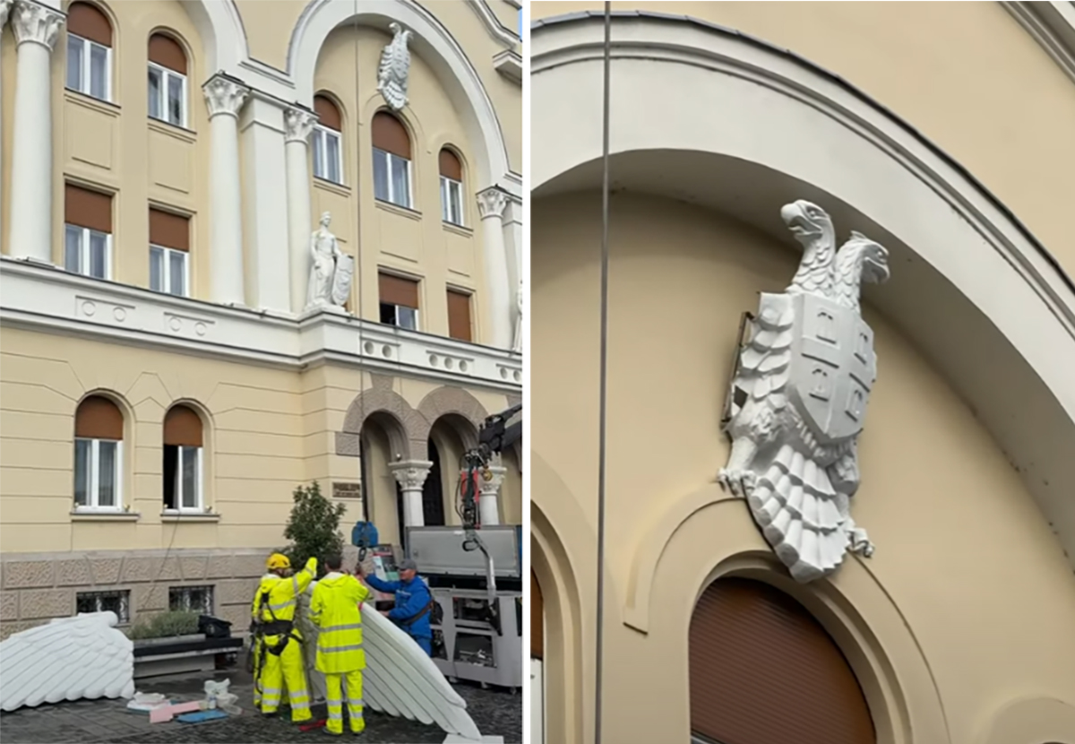 Na zgradu Banskog dvora vraća se dvoglavi orao