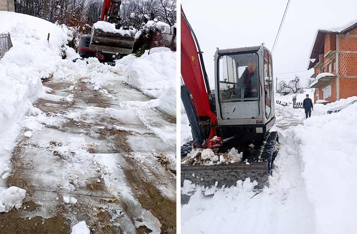 Čišćenje snijega mještani Obilićeva platiti iz svog džepa