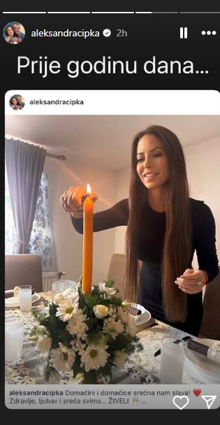 Aleksandra Tadić Cipka slavi Svetog Nikolu prvi put nakon smrti muža ...