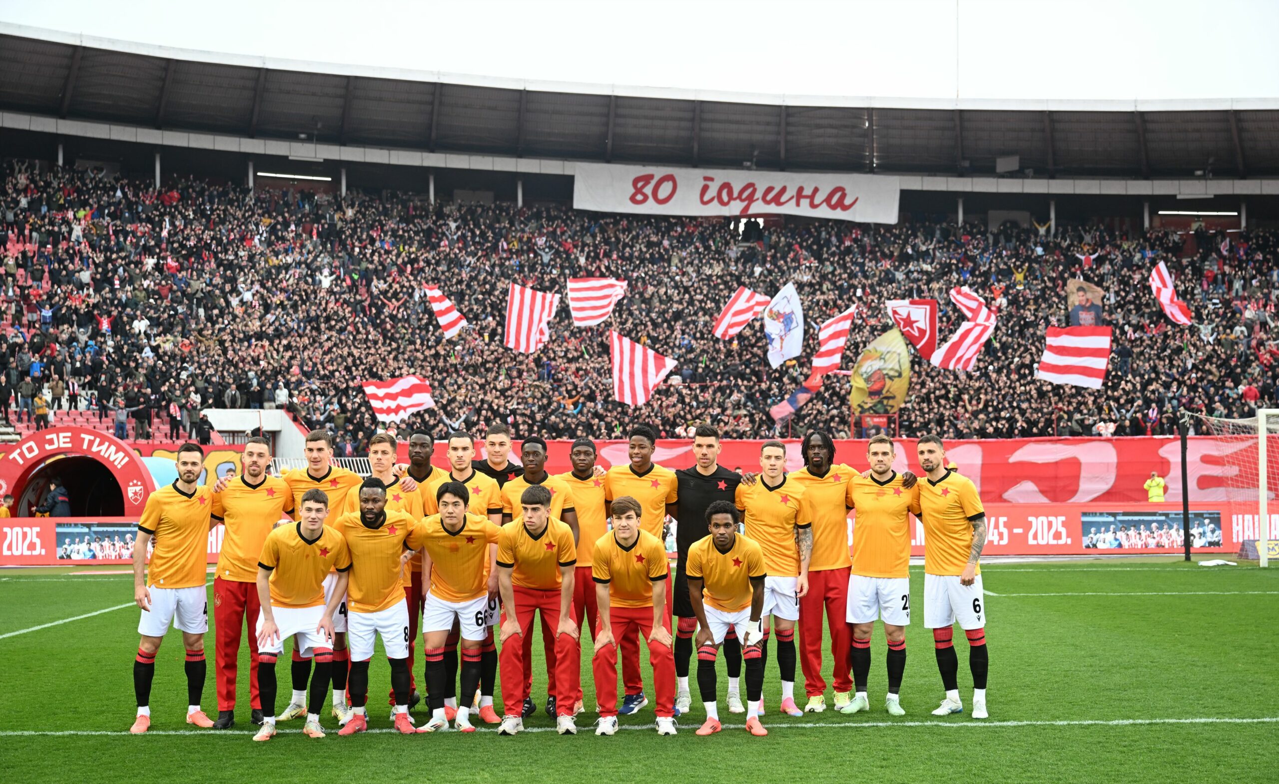 Ovako izgledaju žuti dresovi Zvezde, povodom 80. godina kluba