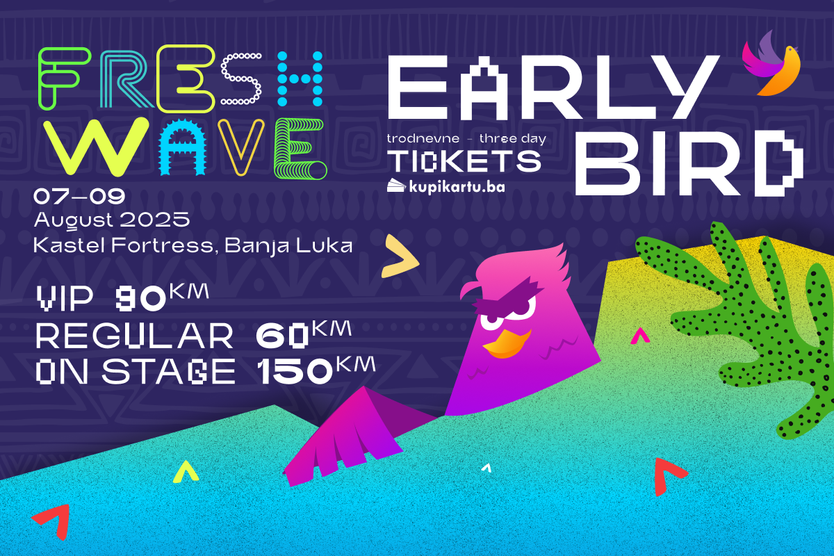 FRESHWAVE 2025: Počela prodaja trodnevnih Early Bird ulaznica za festivalski spektakl