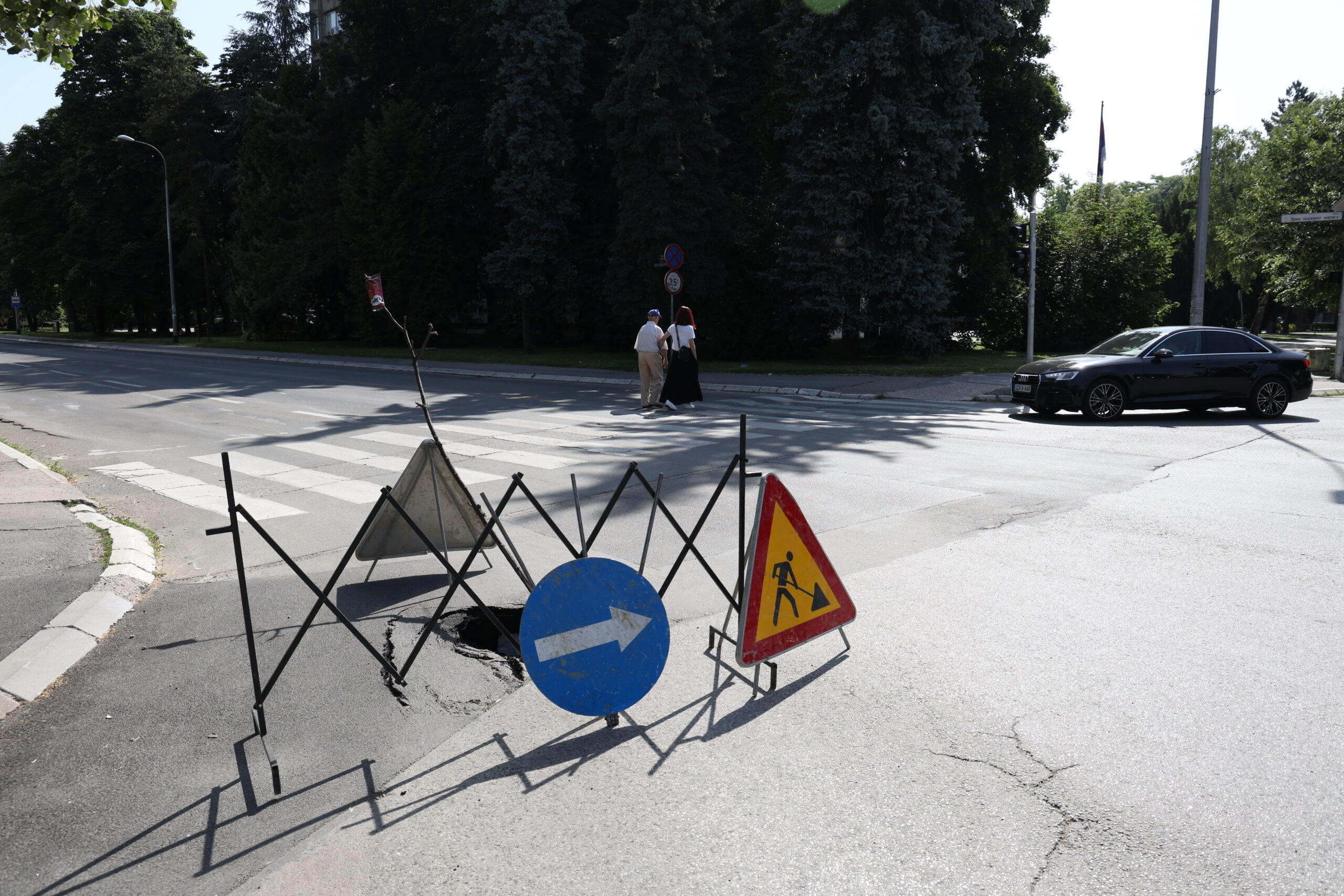 Pojavila se nova rupa na mjestu gdje je ranije upao kamion “Vodovoda” u Banjaluci