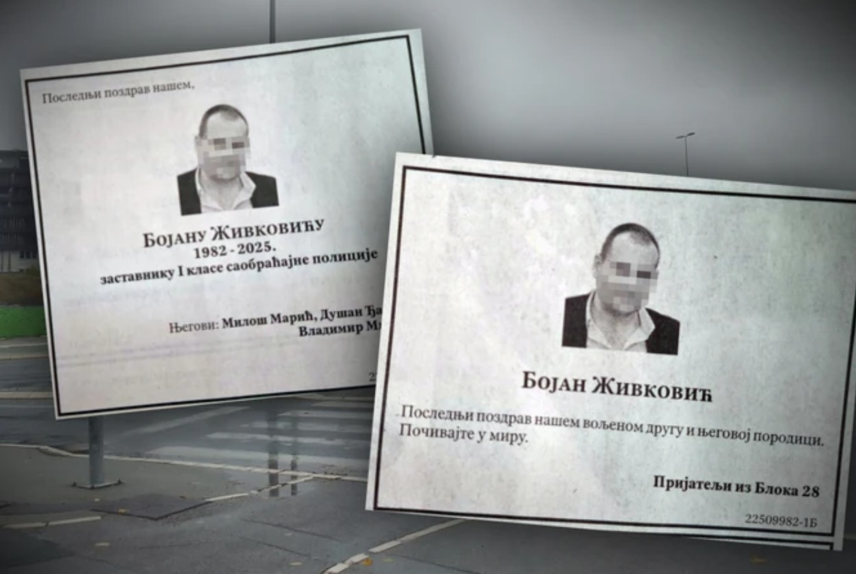 Kolege i prijatelji oprostili se čituljama od Bojana, Dijane i malog ...