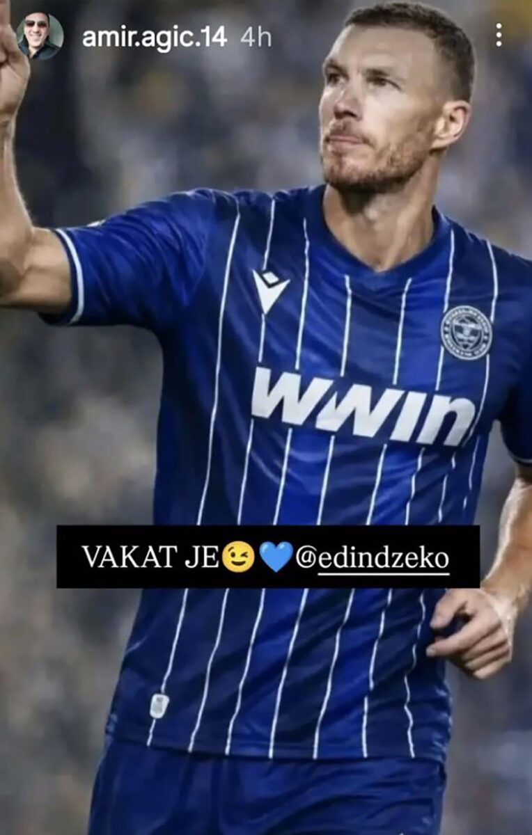 Navijači Željezničara pokrenuli operaciju "Edin Džeko"